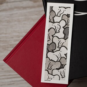 ELEPHANT Bookmark Watercolor Elephant Book Marker Ooak NOT PRINTS - Etsy