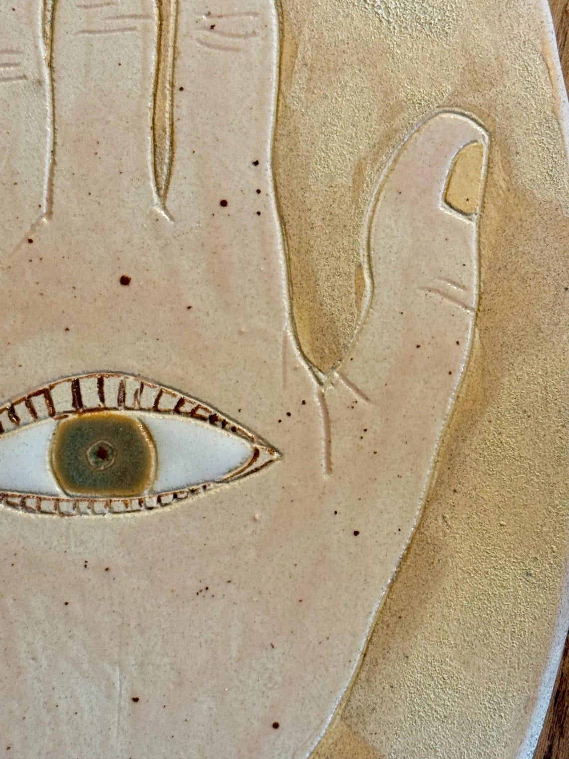 Fátimas Hand - Ceramic Wall Art - Etsy