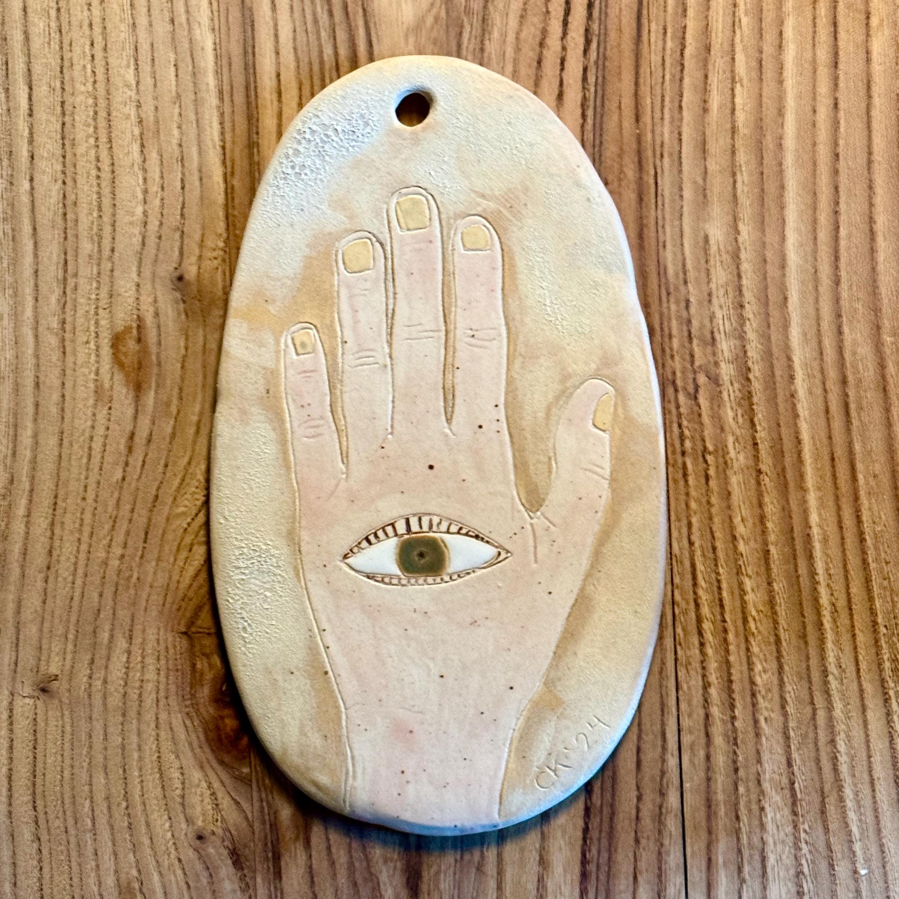 Fátimas Hand - Ceramic Wall Art - Etsy