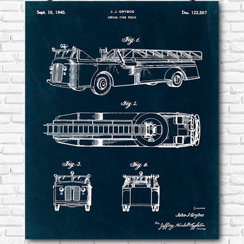 Automatic Fire Alarm Patent Print Poster 1898 Historical - Etsy