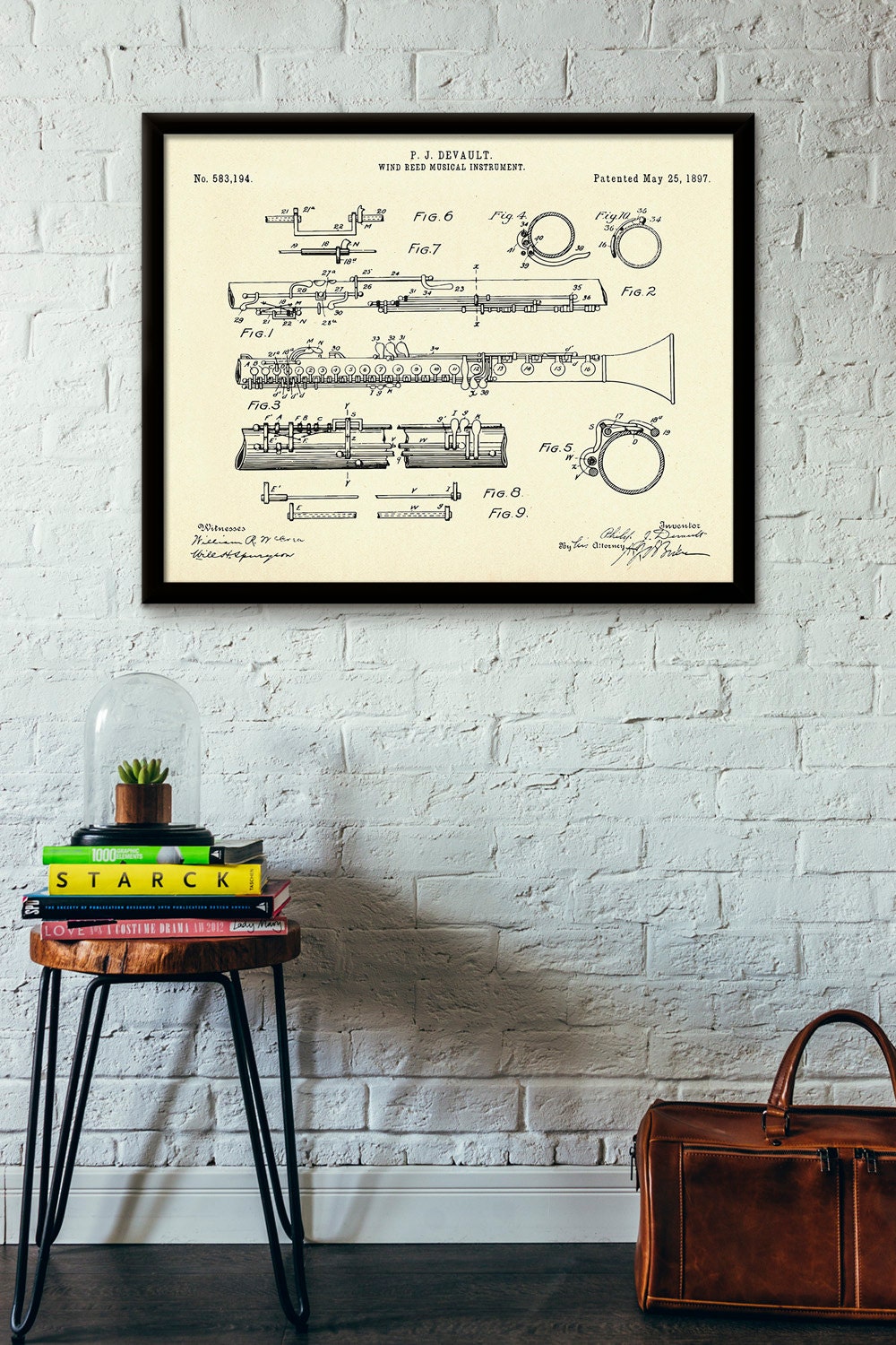 Wind Reed Musical Instrument 1897 Poster Wall Art - Etsy