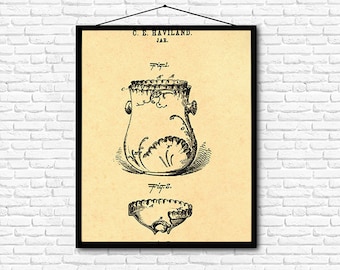 Electrical Battery Patent Print Poster 1898 Historical Vintage Wall Art ...
