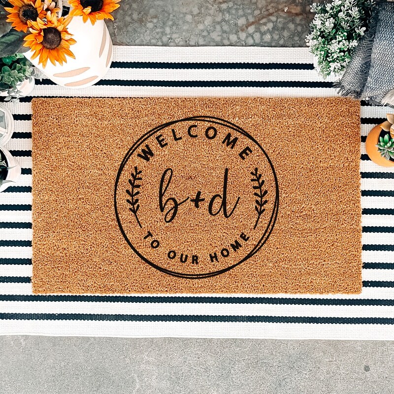 Custom Welcome Mat - Etsy