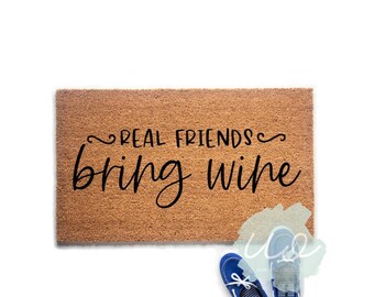 Friends Welcome Mat - Etsy