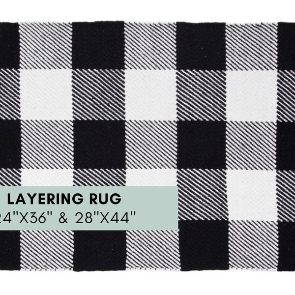 Checkered Rug - Etsy