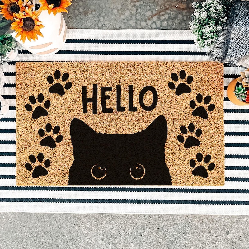 Cat Door Mats Outdoor - Etsy