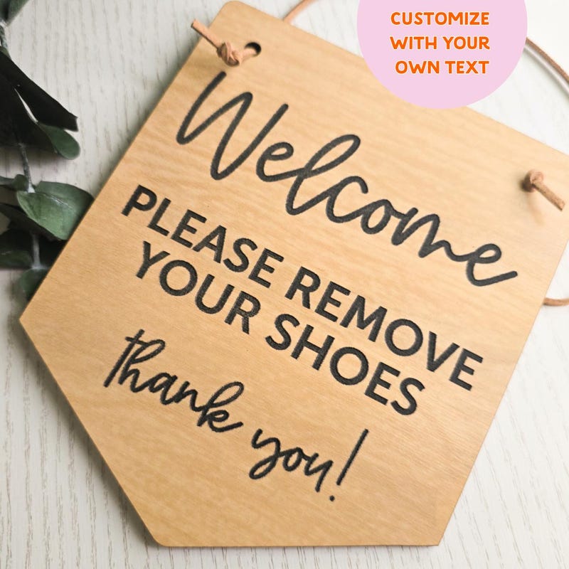 Remove Your Shoes - Etsy