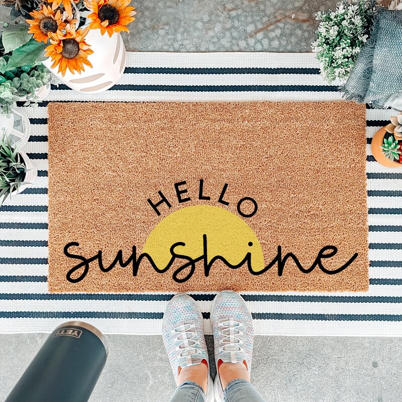 Boho Door Mat - Etsy