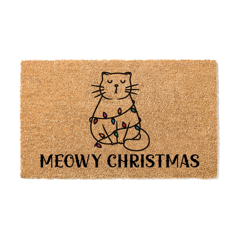 Cat Door Mat - Etsy
