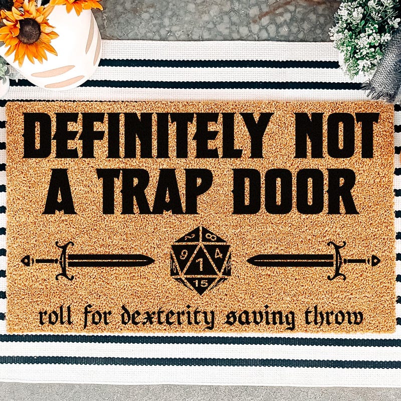 Geek Doormat - Etsy