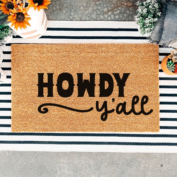 Door Mat Outdoor Western - Etsy