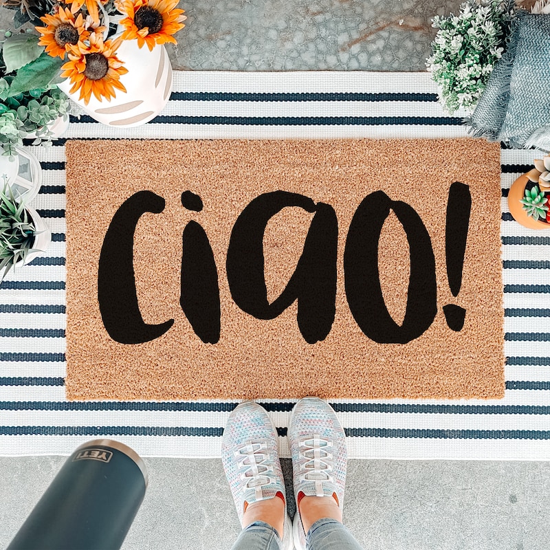 Ciao Doormat - Etsy
