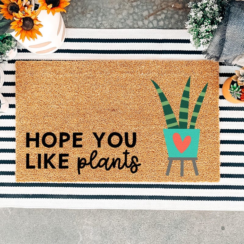 Plant Doormat - Etsy