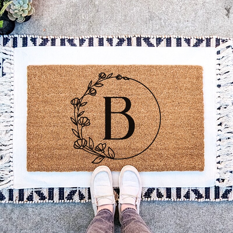 Initial Welcome Sign - Etsy