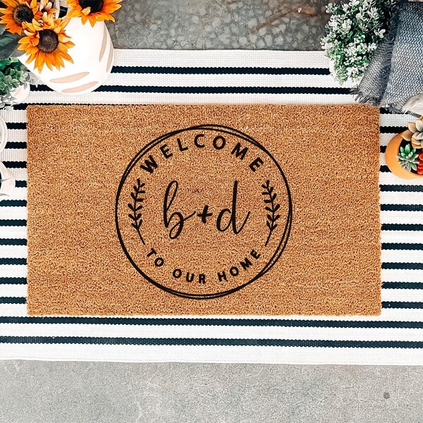 Welcome Just Kidding Please Leave, Door Mat, Funny Doormat, Wedding ...