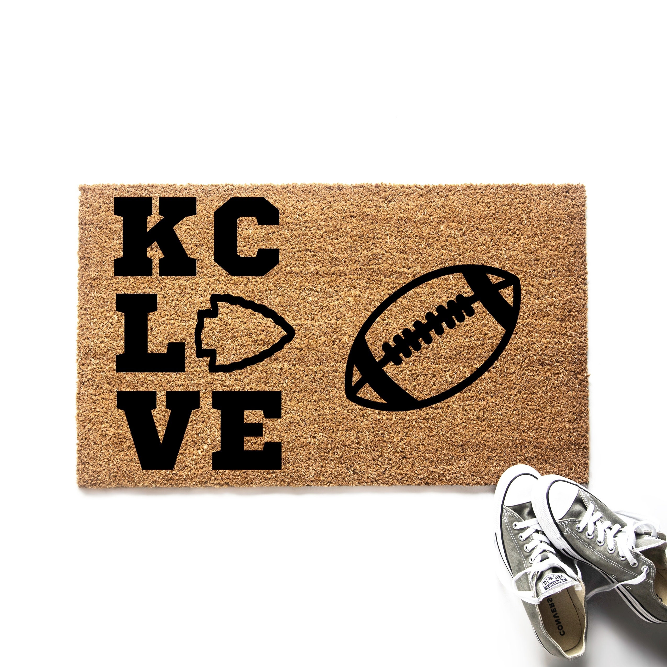 Kansas City Football Doormat Welcome Mat Door Mat | Etsy