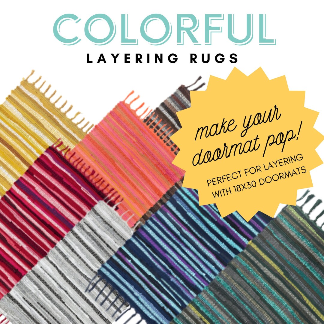 Colorful Boho Rugs, Woven Outdoor Rug, Layering Rug, Boho Decor - Etsy