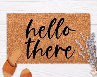 Hello Welcome Mat - Etsy