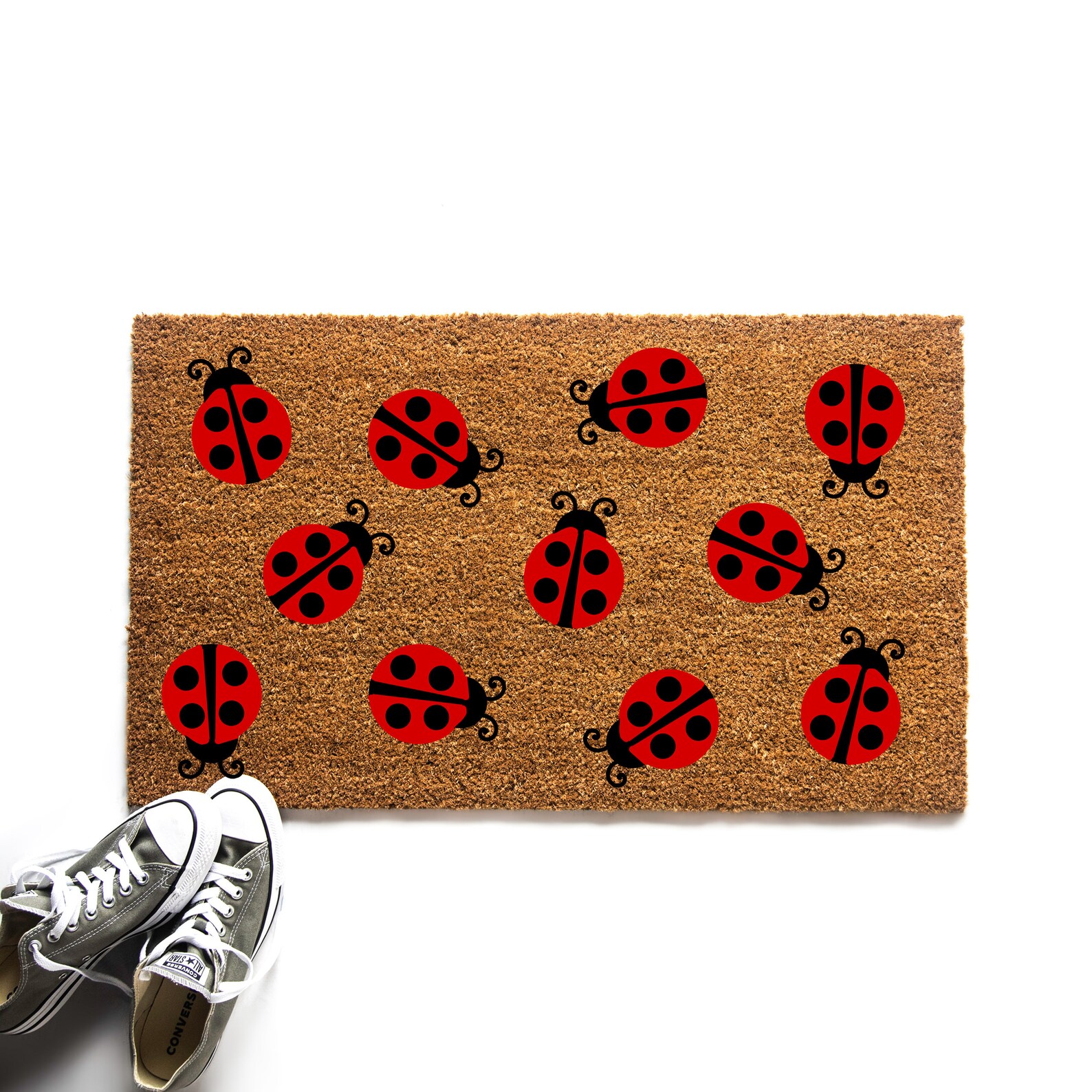 Lady Bug Doormat Cute Welcome Mat Housewarming Gift Lady | Etsy