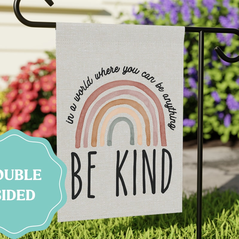 Be Kind Flag - Etsy