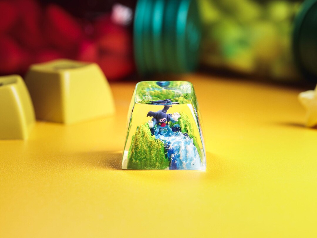 Mr. Rime Pokemon Artisan Keycap, Custom Resin Keycap for Mechanical ...