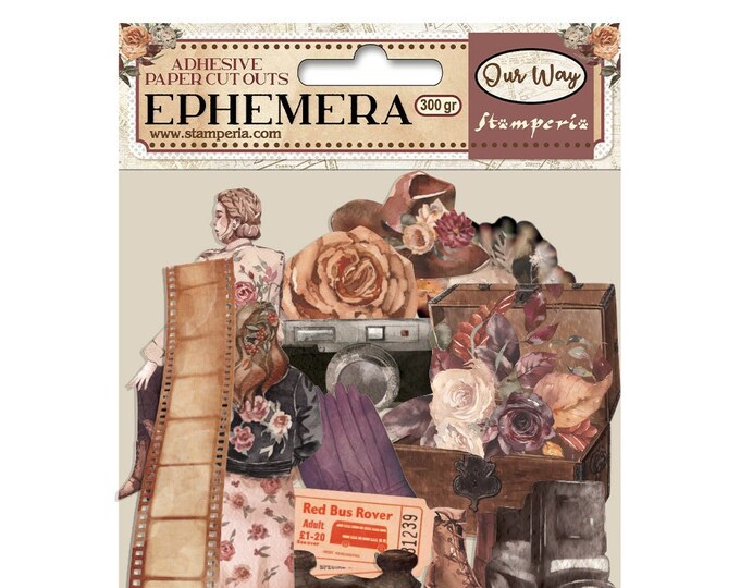 Stamperia Our Way Ephemera - Vintage Ephemera Assortment - Stamperia ...