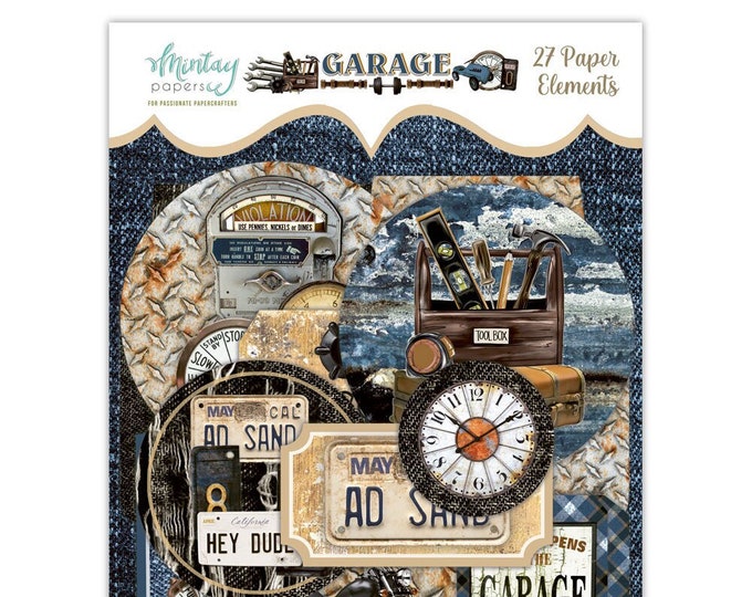 Mintay Garage Paper Elements Mintay Embellishments Paper Elements Tags ...