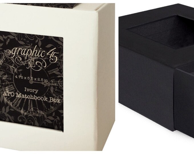 Graphic 45 Matchbook Box - Album Matchbook Box - Scrapbook Album ...