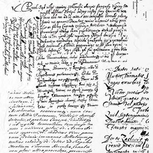 ITD Collection Old Letter Rice Paper - Black and White Rice Paper ...