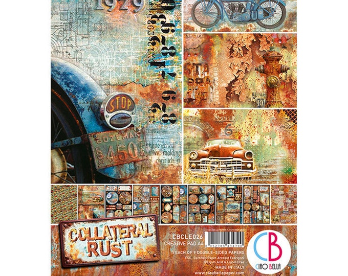 LIMITED EDITION Collateral Rust Creative Pad Ciao Bella Paper A4 ...
