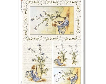 Paper Designs Rice Paper Fairies Rice Paper A4 Rice Paper - Etsy