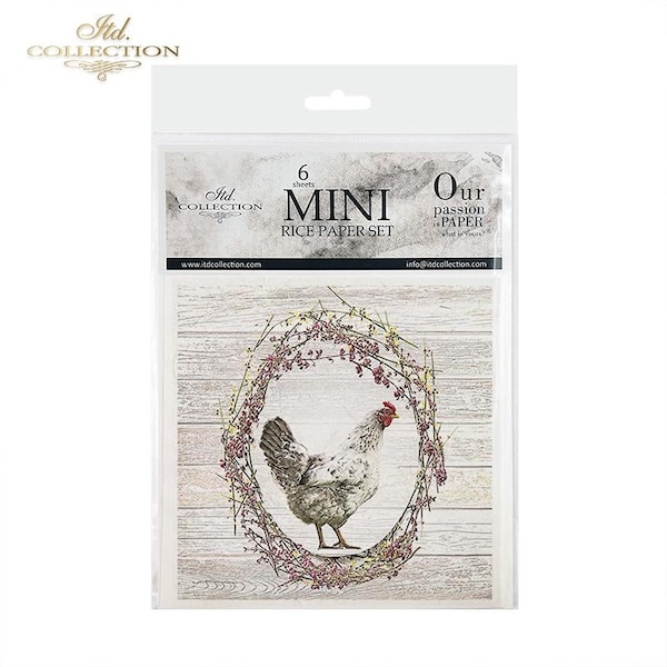 Rooster Rice Paper - Etsy