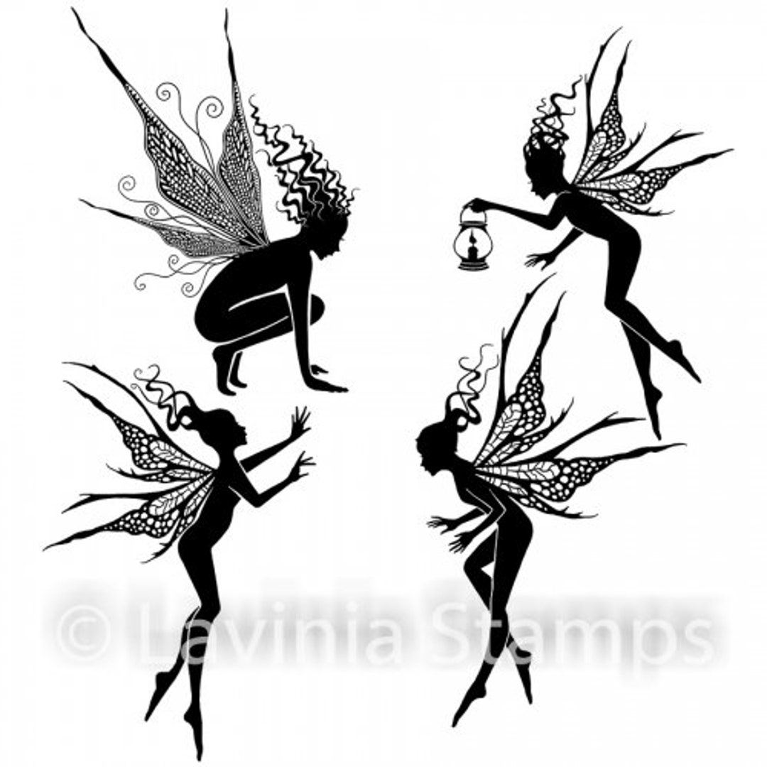 Lavinia Stamps Fairy Foragers Set - Forager Fairy Stamp - Clear Stamp ...