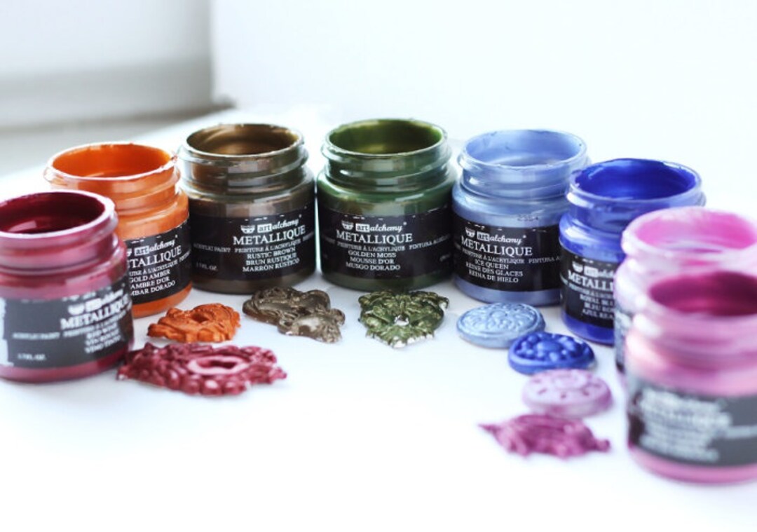 Prima - Art Alchemy Metallique Acrylic Paint - Prima Art Alchemy ...