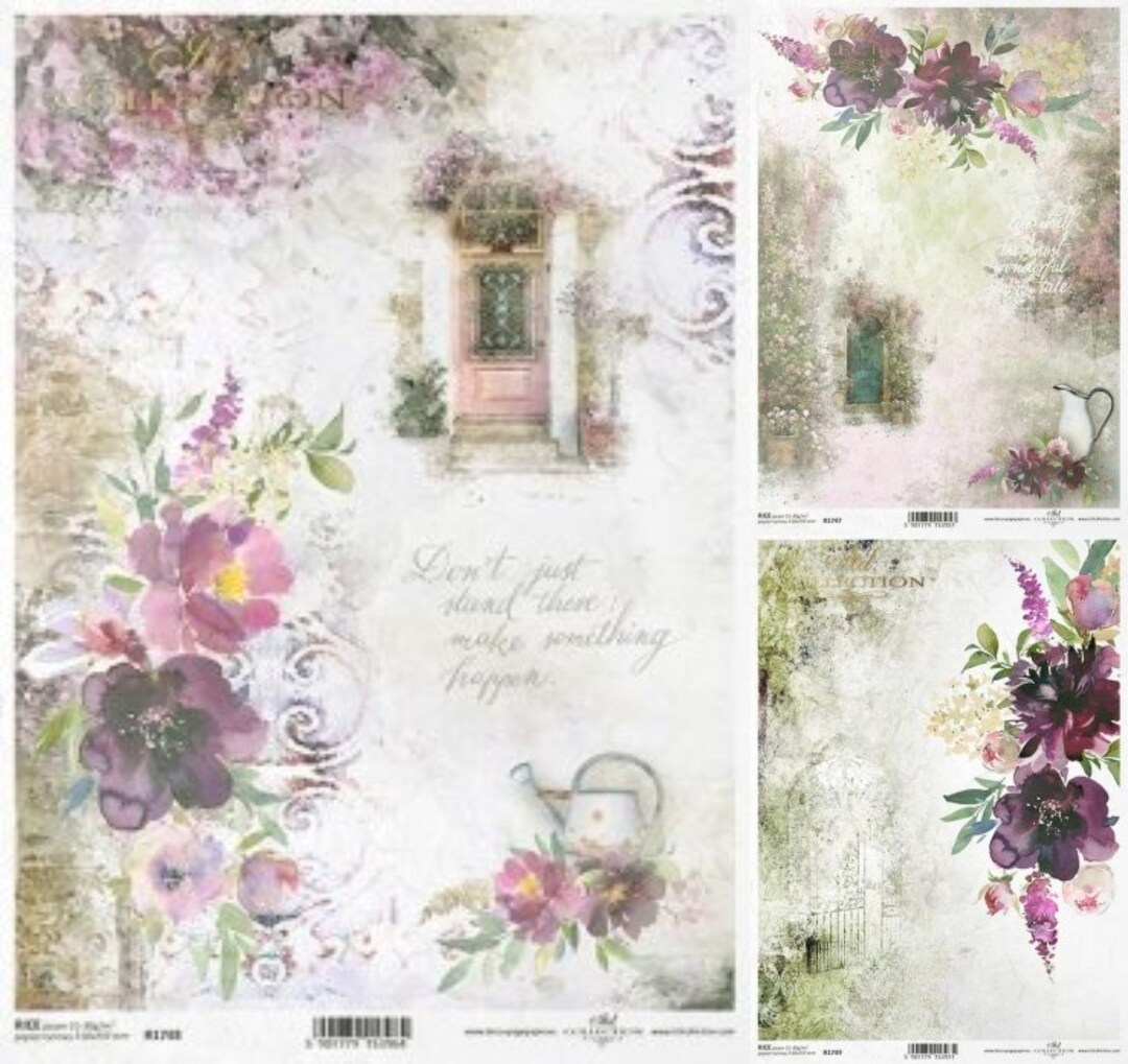 ITD Collection A4 Dream Journey Rice Paper - Secret Garden Rice Paper ...