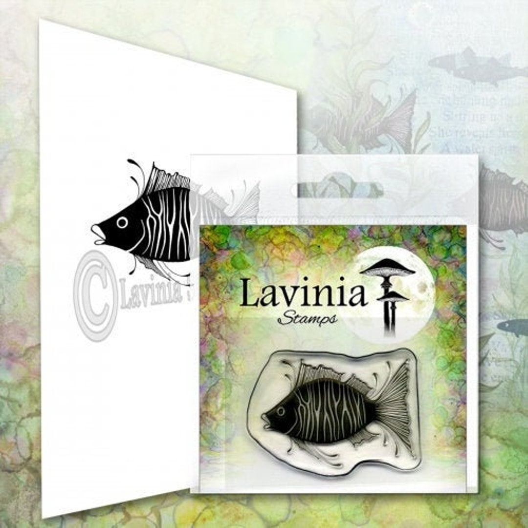 Lavinia Stamps Flo - Fairy Fish Stamp - Clear Cling Stamp - Fish Stamp ...