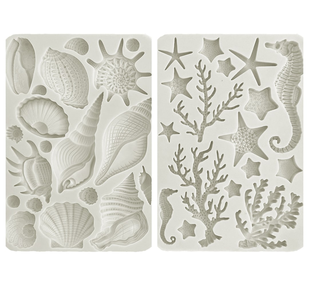 Stamperia A5 Sea Land Silicone Mold - Stamperia Molds - Sea Land ...