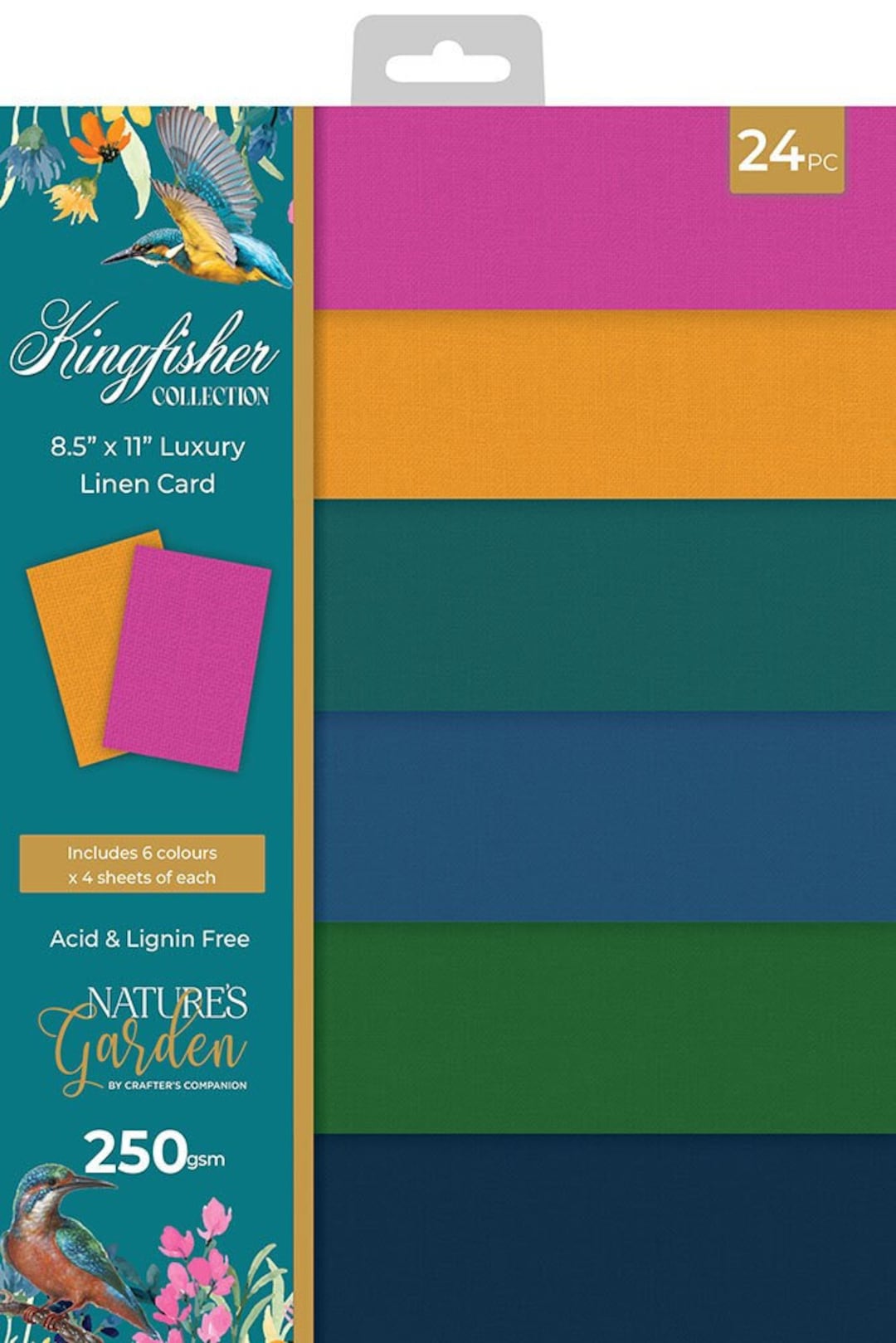 Crafter's Companion A4 Luxury Linen Card Pack Textured Cardstock A4 ...