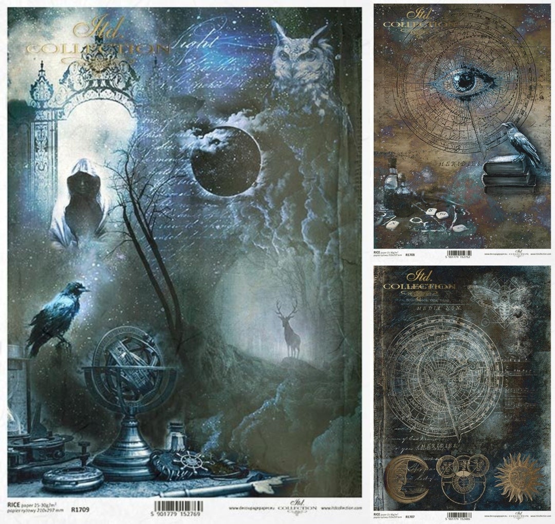ITD Collection Undiscovered Magical World - Alchemy Rice Paper - Zodiac ...