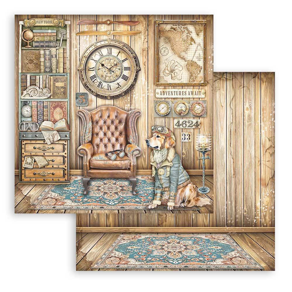 Stamperia 8x8 Alterego Cardstock - Stamperia - Double Sided Cardstock ...