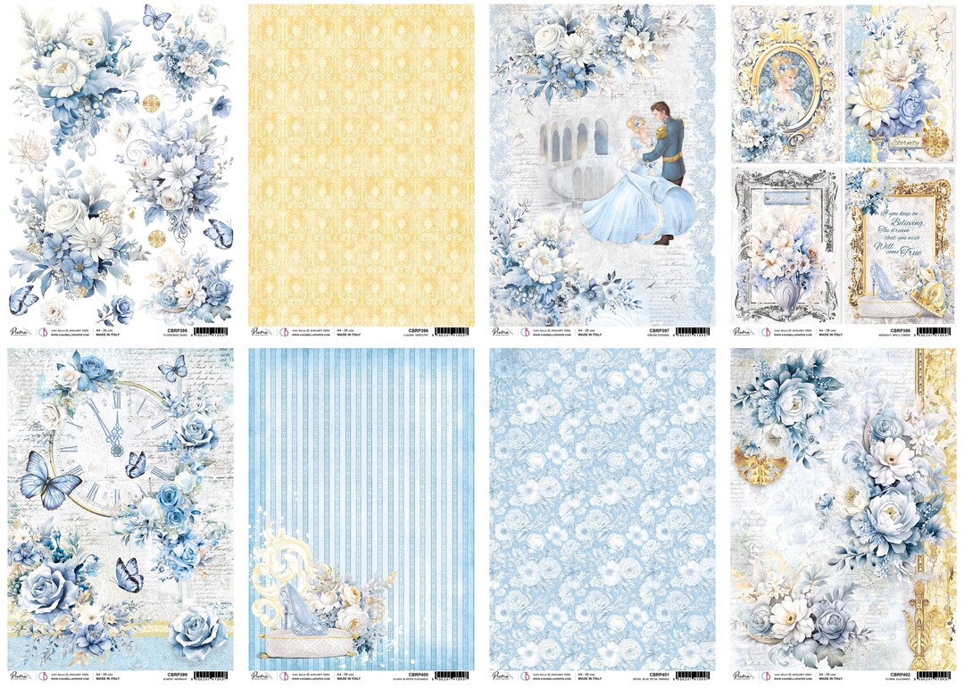 Ciao Bella Midnight Spell A4 Rice Paper - Decoupage Rice Paper ...