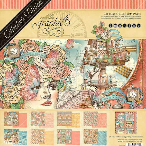 Graphic 45 Paper - Etsy