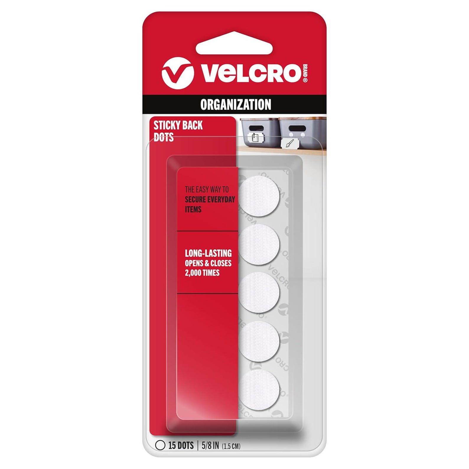 Velcro Circles - Sticky Back Velcro Circles - 5/8 Inch Velcro Circle ...