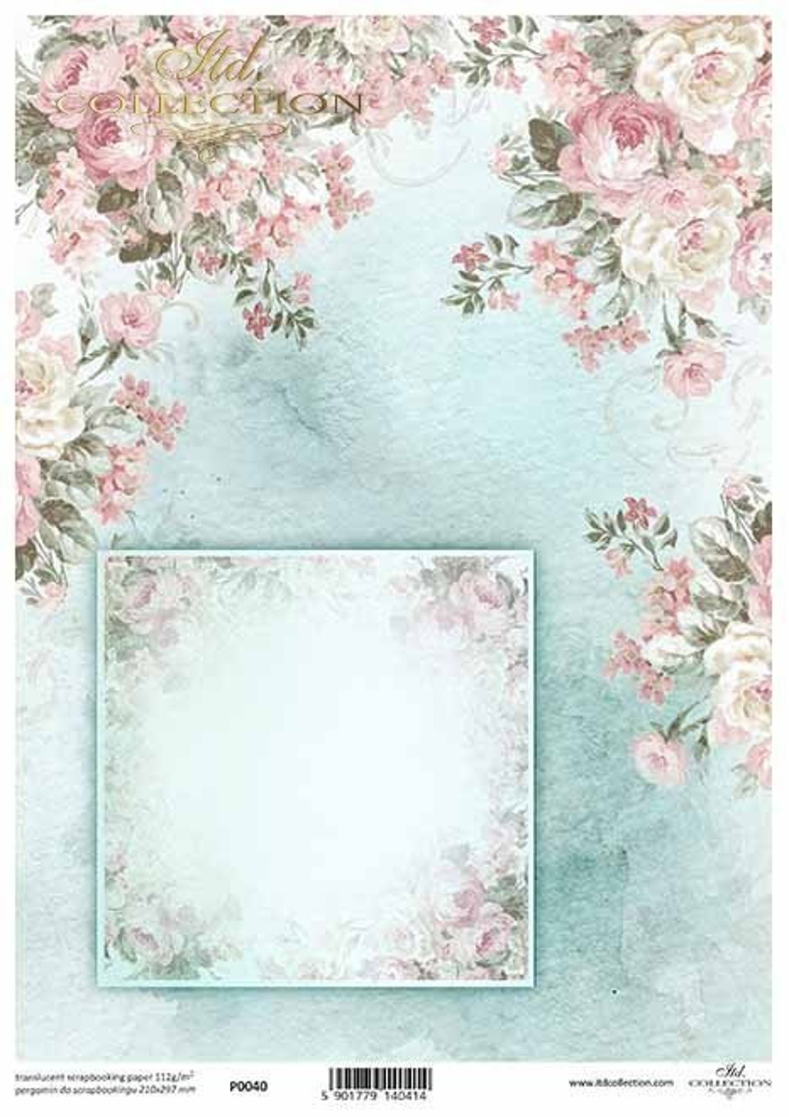 ITD Collection Translucent Parchment - Floral Compositions - Vellum ...