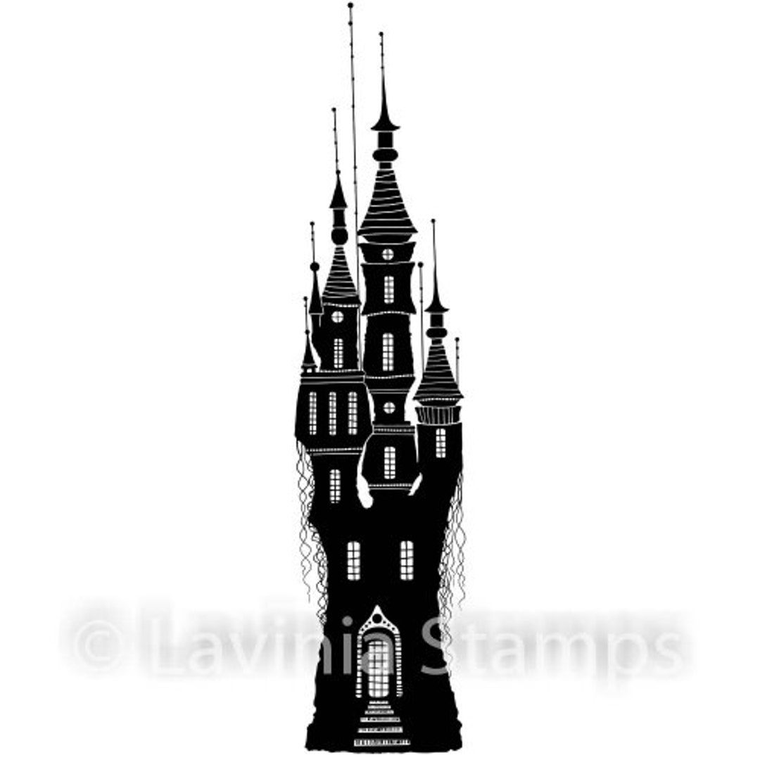 Lavinia Stamps Far World Castle - Castle Stamp - Clear Cling Stamp ...