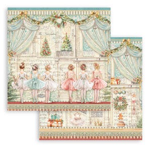 Stamperia 8x8 the Nutcracker Cardstock - Stamperia - Double Sided ...