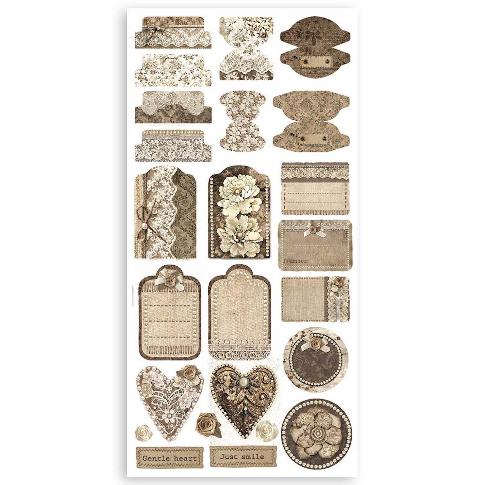 Stamperia Old Lace Paper Cut Outs - Stamperia - Paper Cut Outs - Double ...