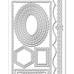 Spellbinders Frames and Borders Die Set - Stampendous - Border Die ...