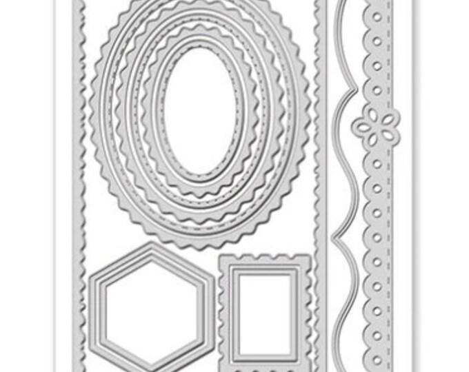 Spellbinders Frames and Borders Die Set - Stampendous - Border Die ...