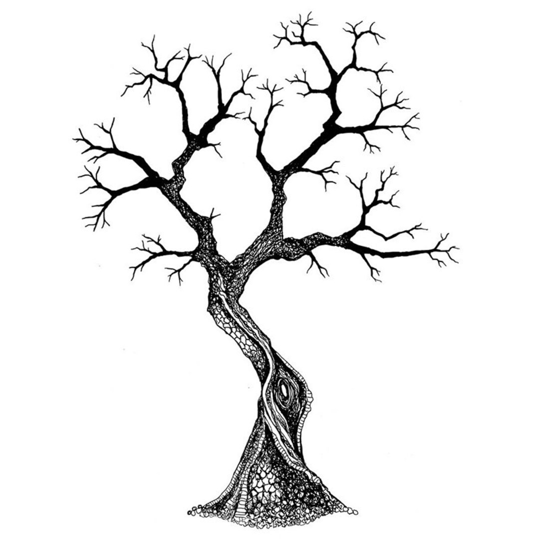 Lavinia Stamps Sacred Tree - Sacred Tree Cling Stamp - Silhouette Stamp ...